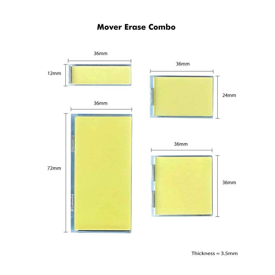Mover Erase Combo - Tactile and Reusable Sticky Note – Bravestorming.com